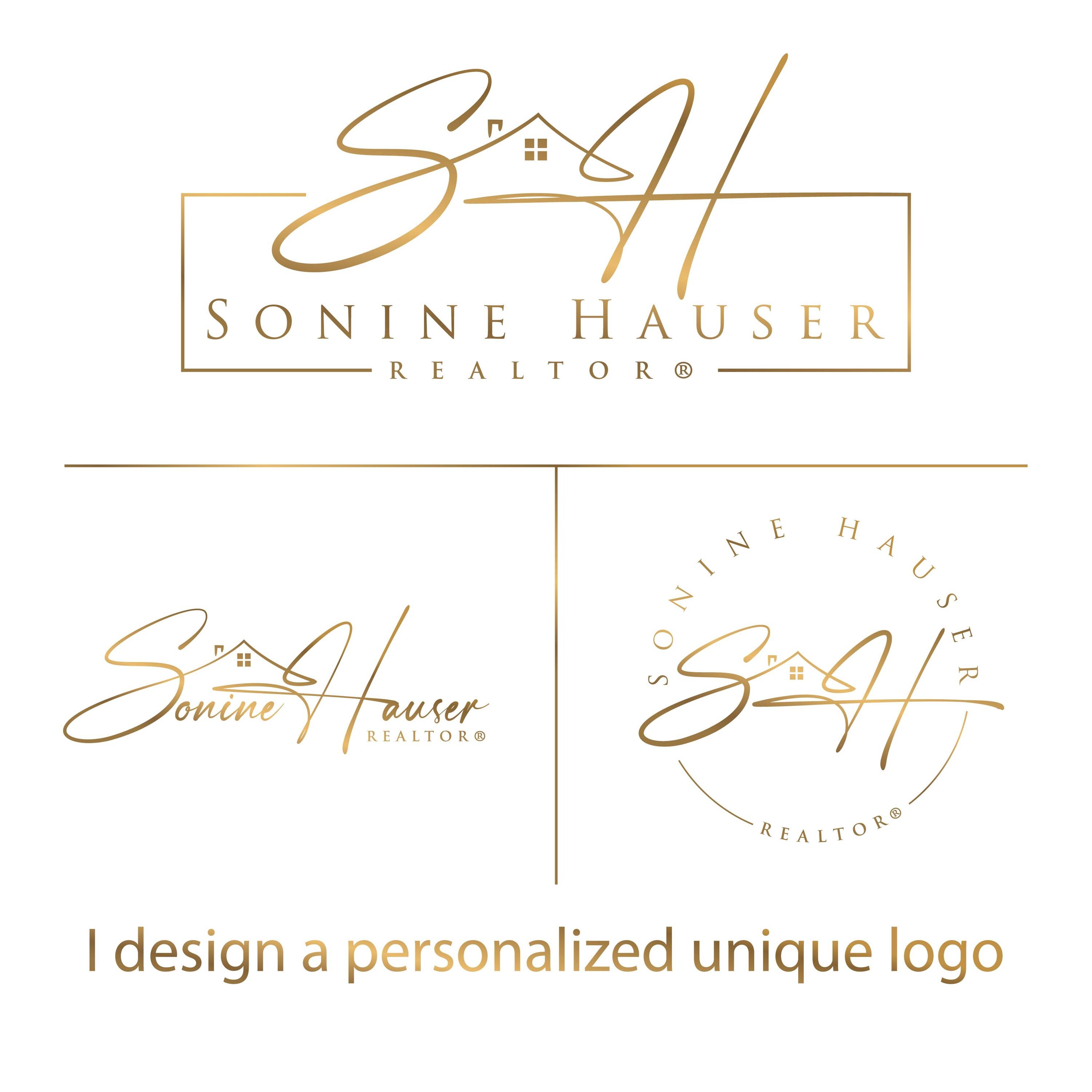 A Stylish and Bold Logo That Will Attract Attention in the Realtor ...