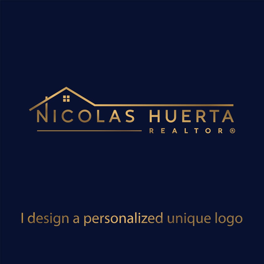 Modern Realtor Logo Design, Custom Real Estate Logo, Realty Logo ...