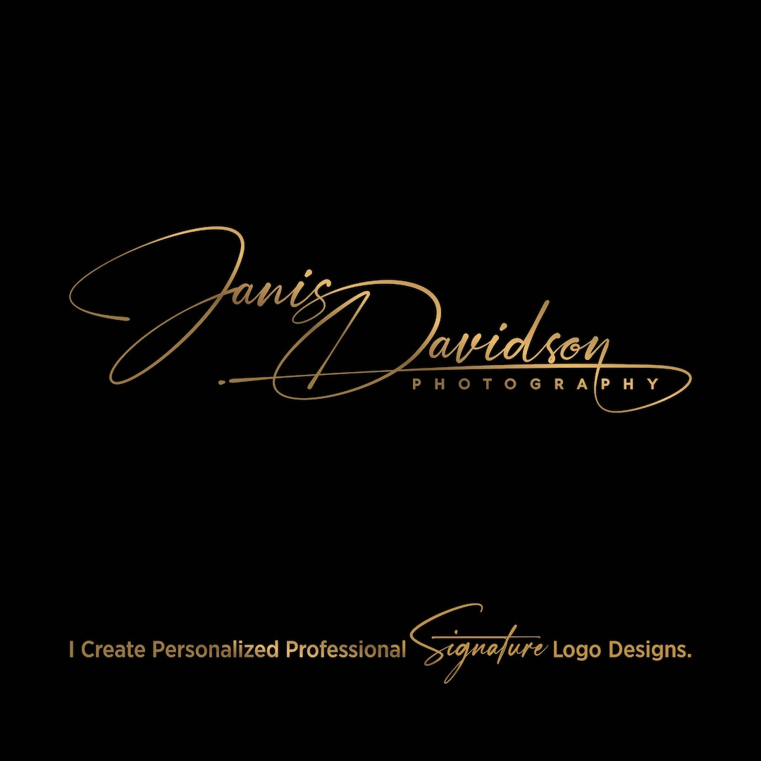 Custom Signature Logo, Handcrafted Signature, Handwritten Logo Design ...