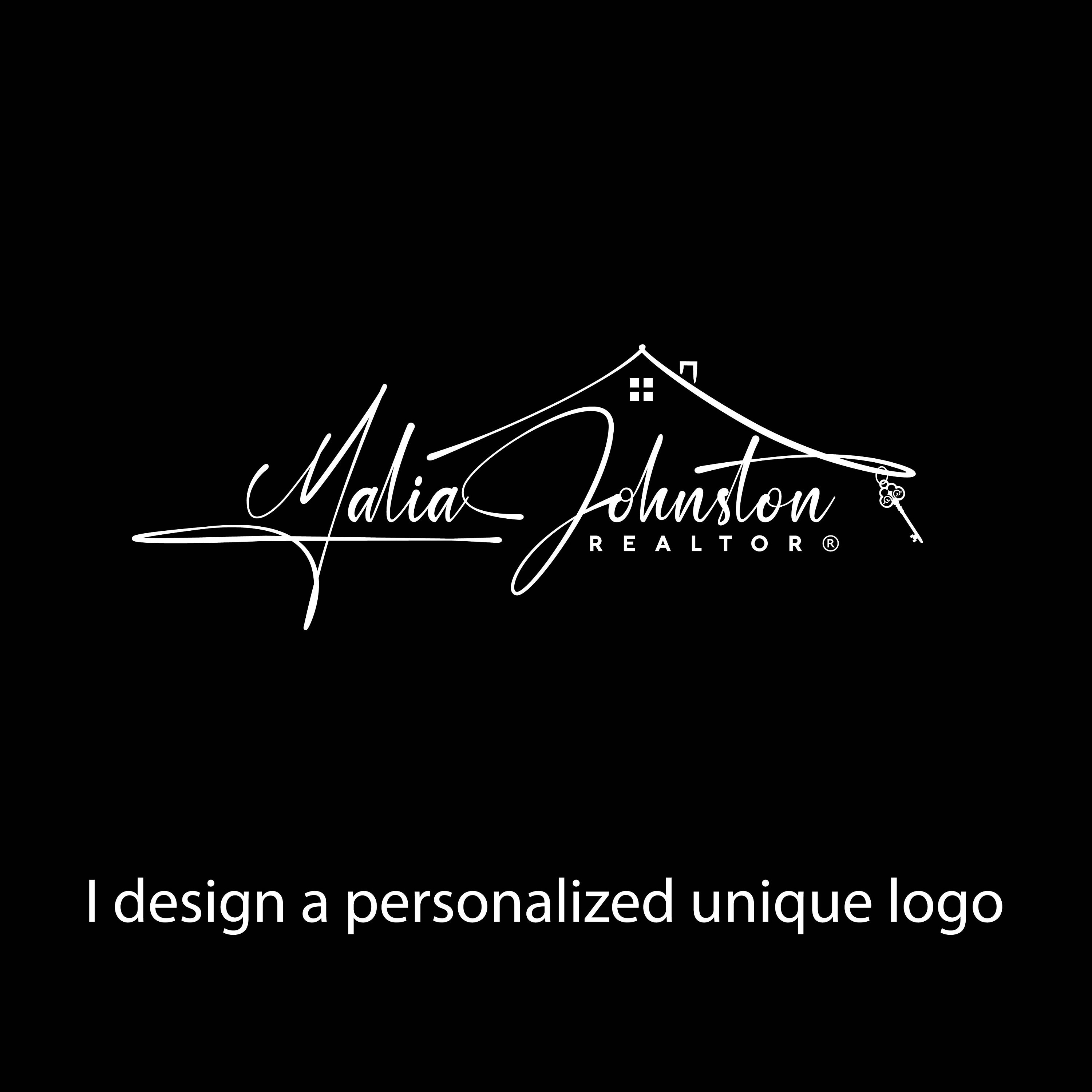 Personalized Realtor Logo Design: Real Estate Logos (PNG, SVG, JPG File ...