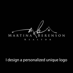 Initials Real Estate Logo Design, Luxury Initials Realtor Logo, Circle ...