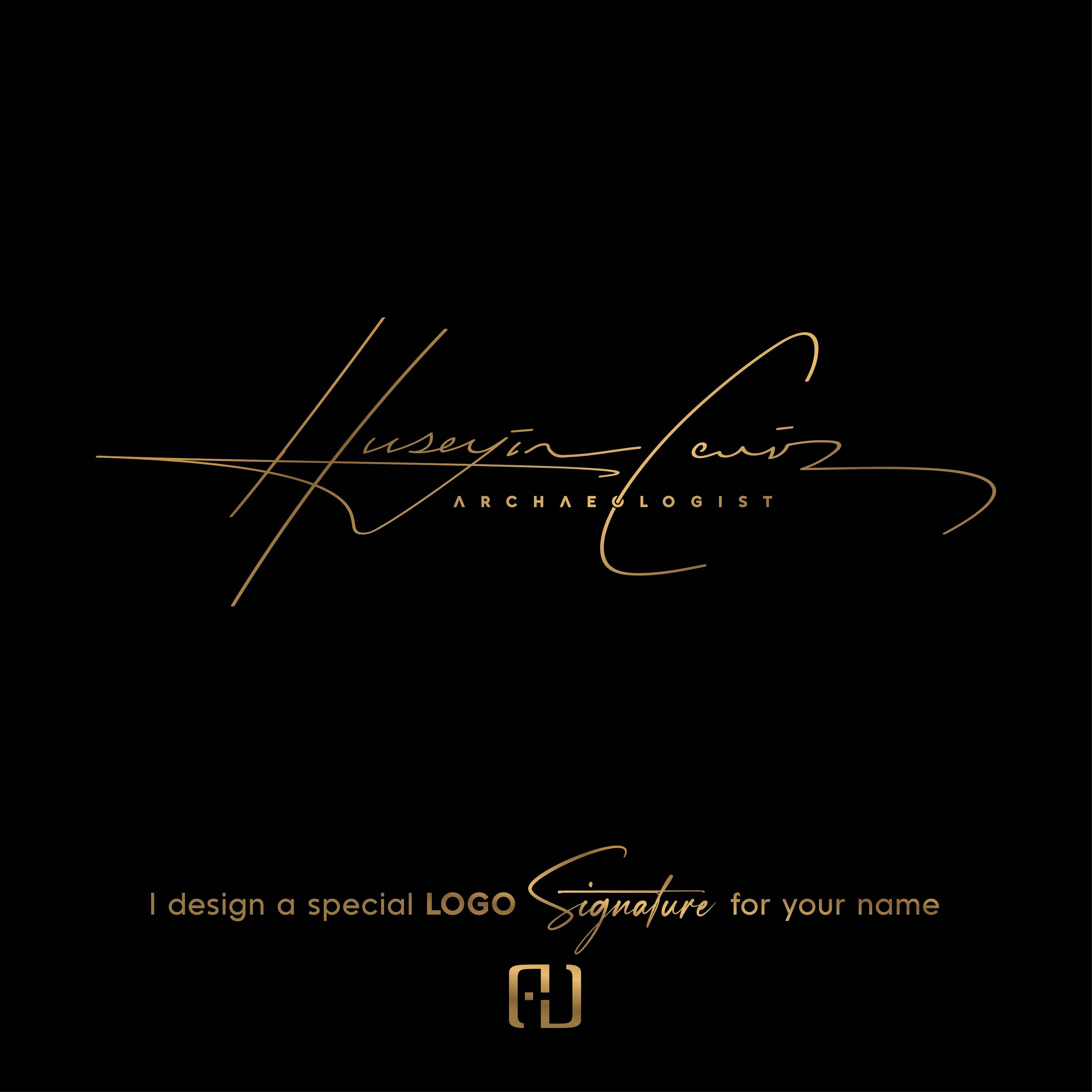 Signature Logo Custom Signature Logo Minimal Signature - Etsy