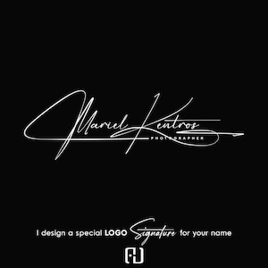 Transparent Signature Logo, Handwriting Logo Design, Entrepreneur ...