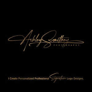 Custom Handwritten Signature Logo: Personal Calligraphy Logos ...