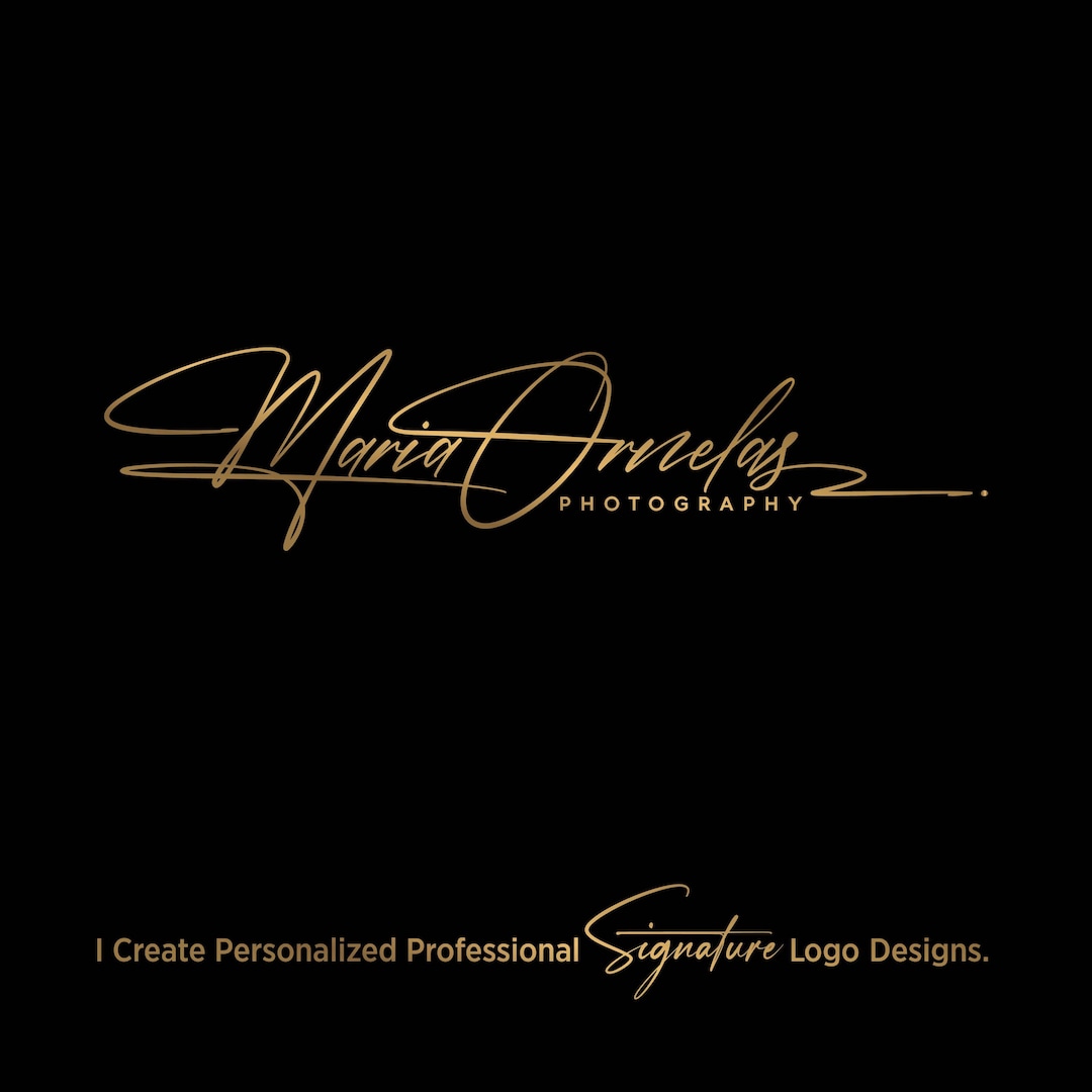 Personalized Signature Logo Design, Professional Handwritten Logo ...