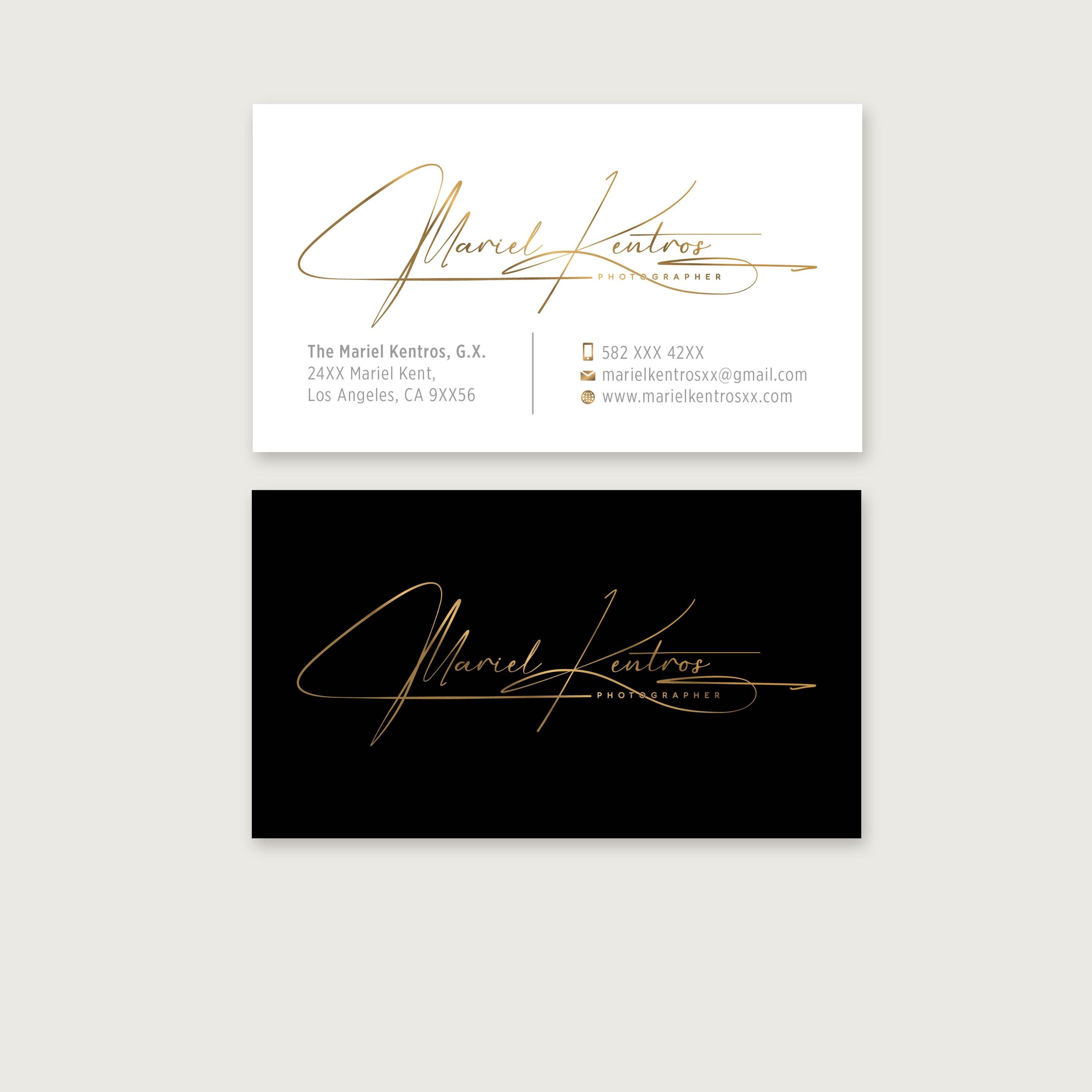 Minimalist Business Card Design: Professional Personalized Card - Etsy