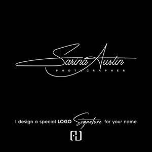 Photographer Signature Logo, Handwriting Logo, Watermark Signature ...