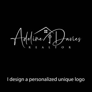 Elegant Realtor Logo and Branding: Handwritten Real Estate Agent Logos ...