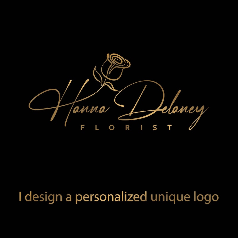 Business Logo Flower Wall - Etsy