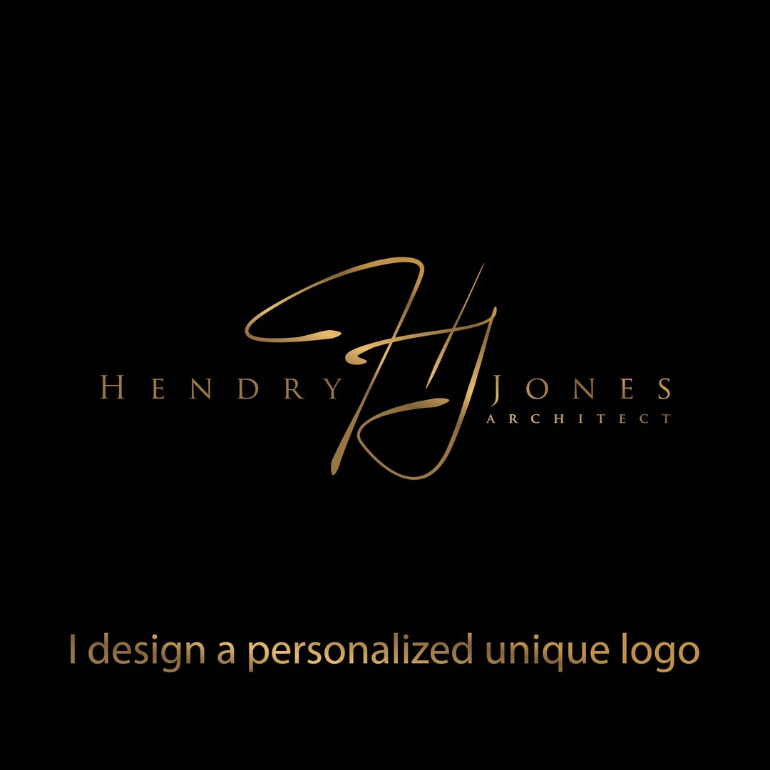 Initials Handwritten Logo, Great Initials Logo, Cool Letter Logo ...