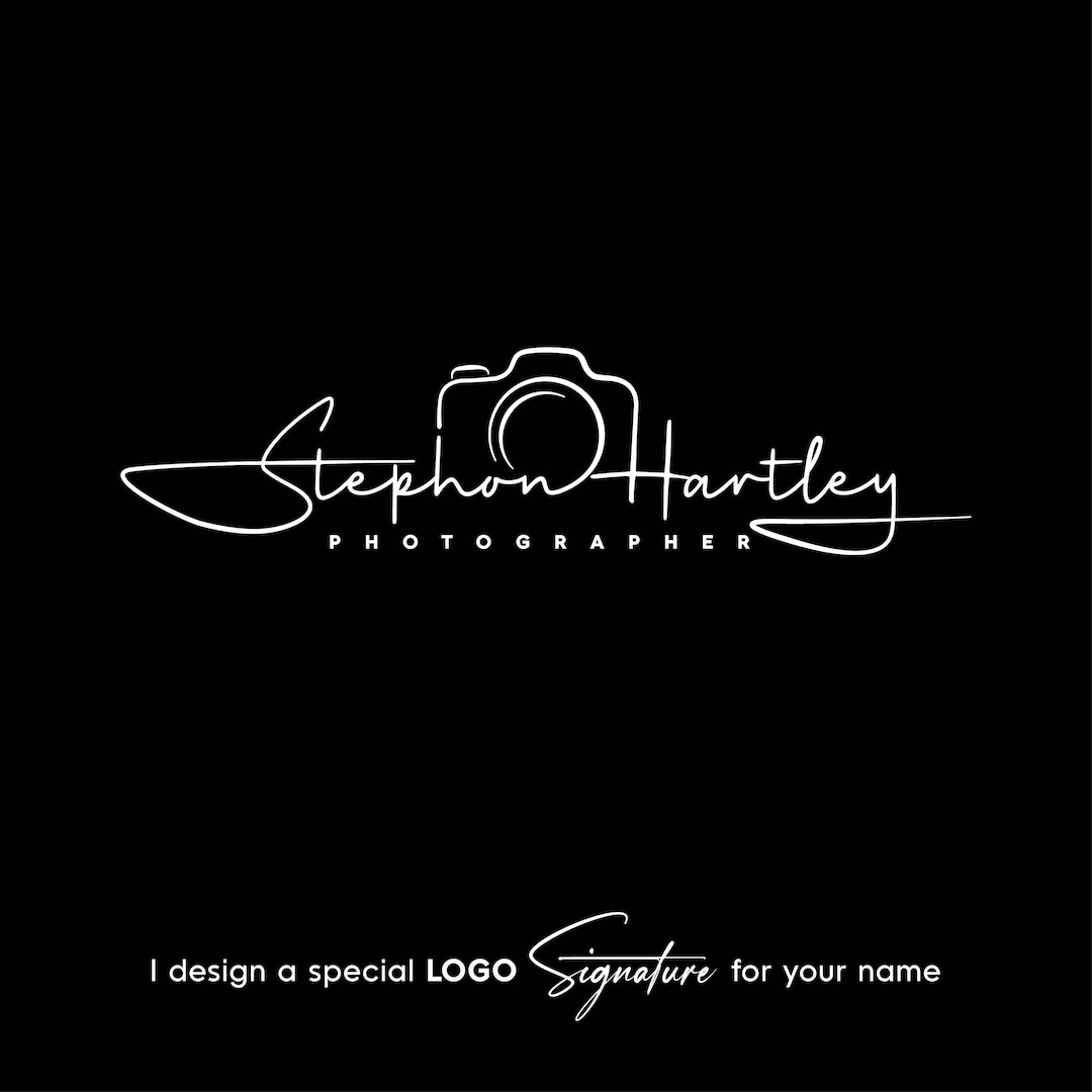 Personalized Photographer Logo, Custom Camera Logo, Photography Logo Design, Photography ...