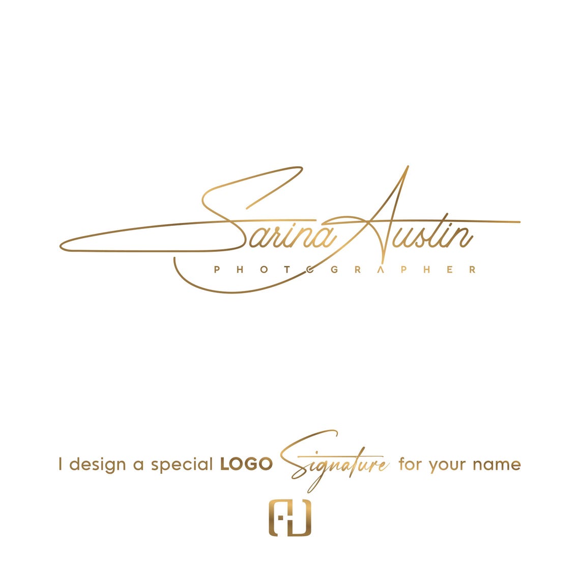 Photographer Signature Logo, Handwriting Logo, Watermark Signature ...