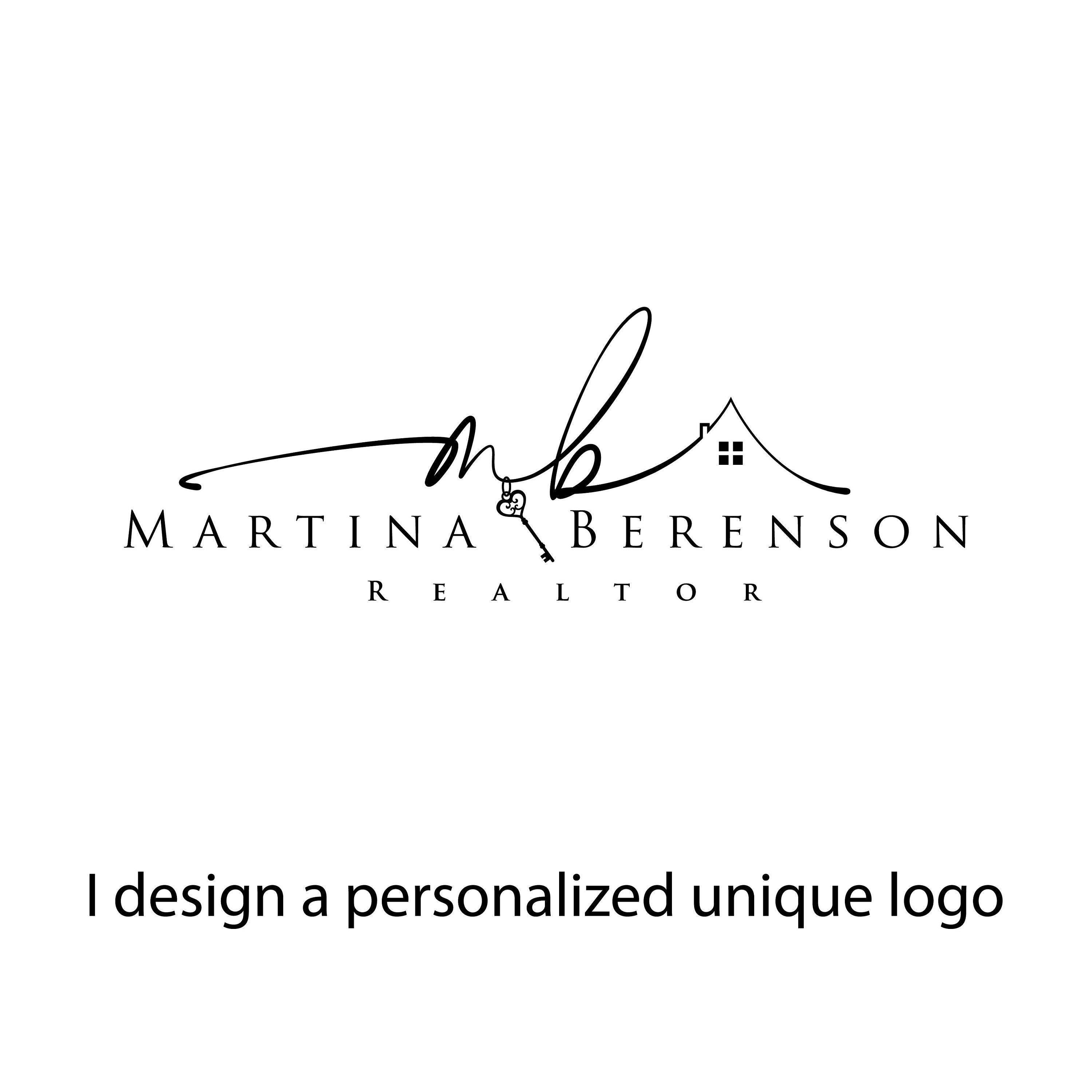 Luxury Initials Real Estate Logo Design: Realtor Logos (editable Source ...