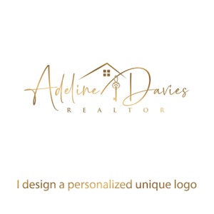 Elegant Realtor Logo and Branding: Handwritten Real Estate Agent Logos ...