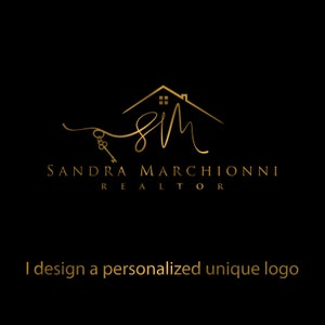 Custom Realtor Logo, Real Estate Initials Logo, Realtor Initials Logo ...