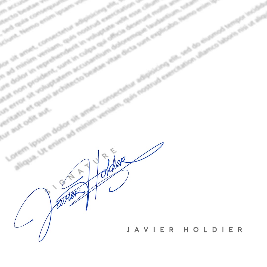 Personal Signature Design, Digital Signature, Minimalist Signature ...