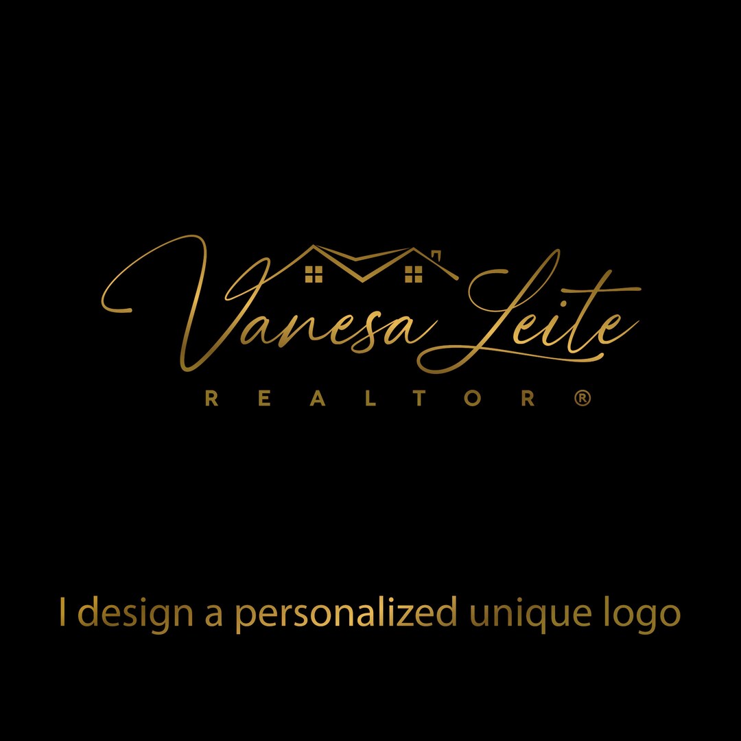 Handwritten Realtor Logo Design: Modern Real Estate Branding Logos ...