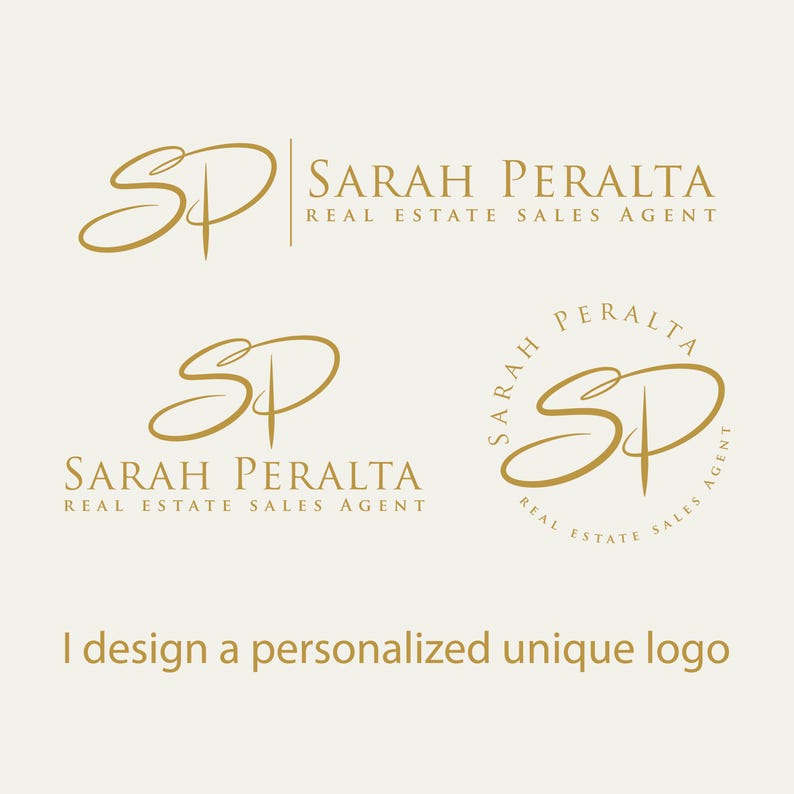 Custom Initials Logo Design: Letter Initial Logos, Elegant Logo Designs ...
