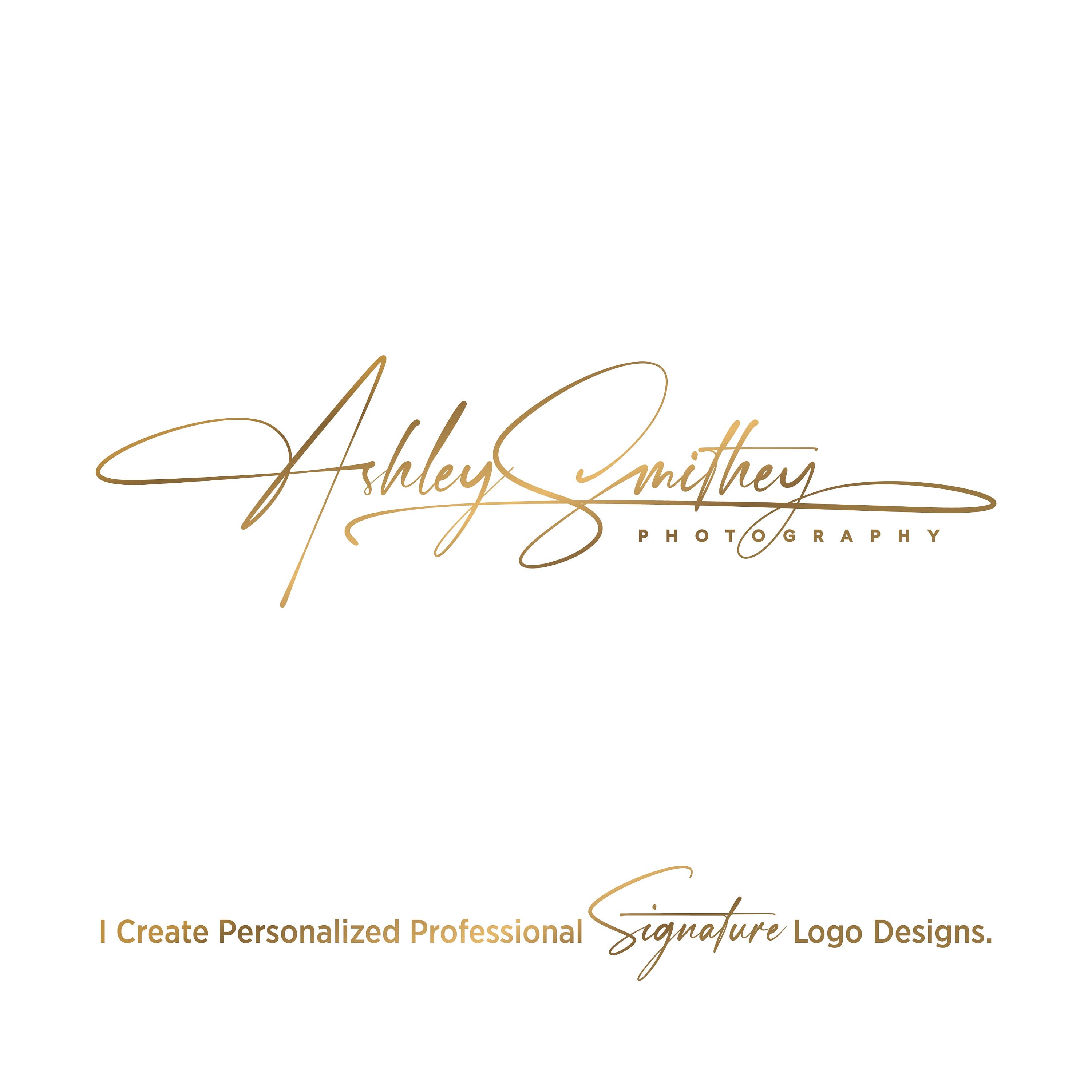 Custom Handwritten Signature Logo: Personal Calligraphy Logos ...