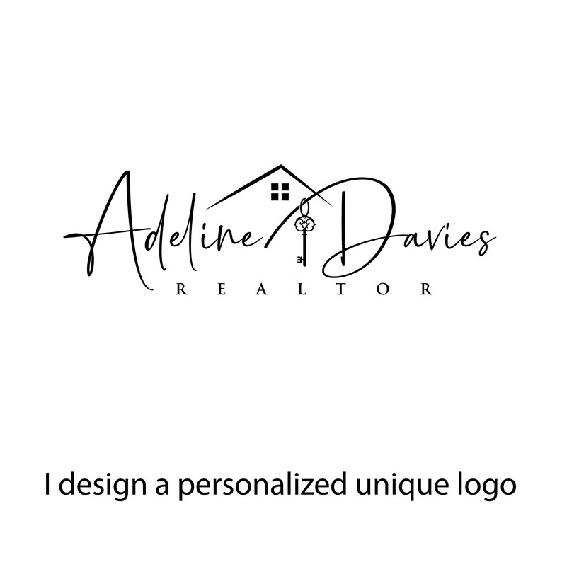 Elegant Realtor Logo and Branding: Handwritten Real Estate Agent Logos ...