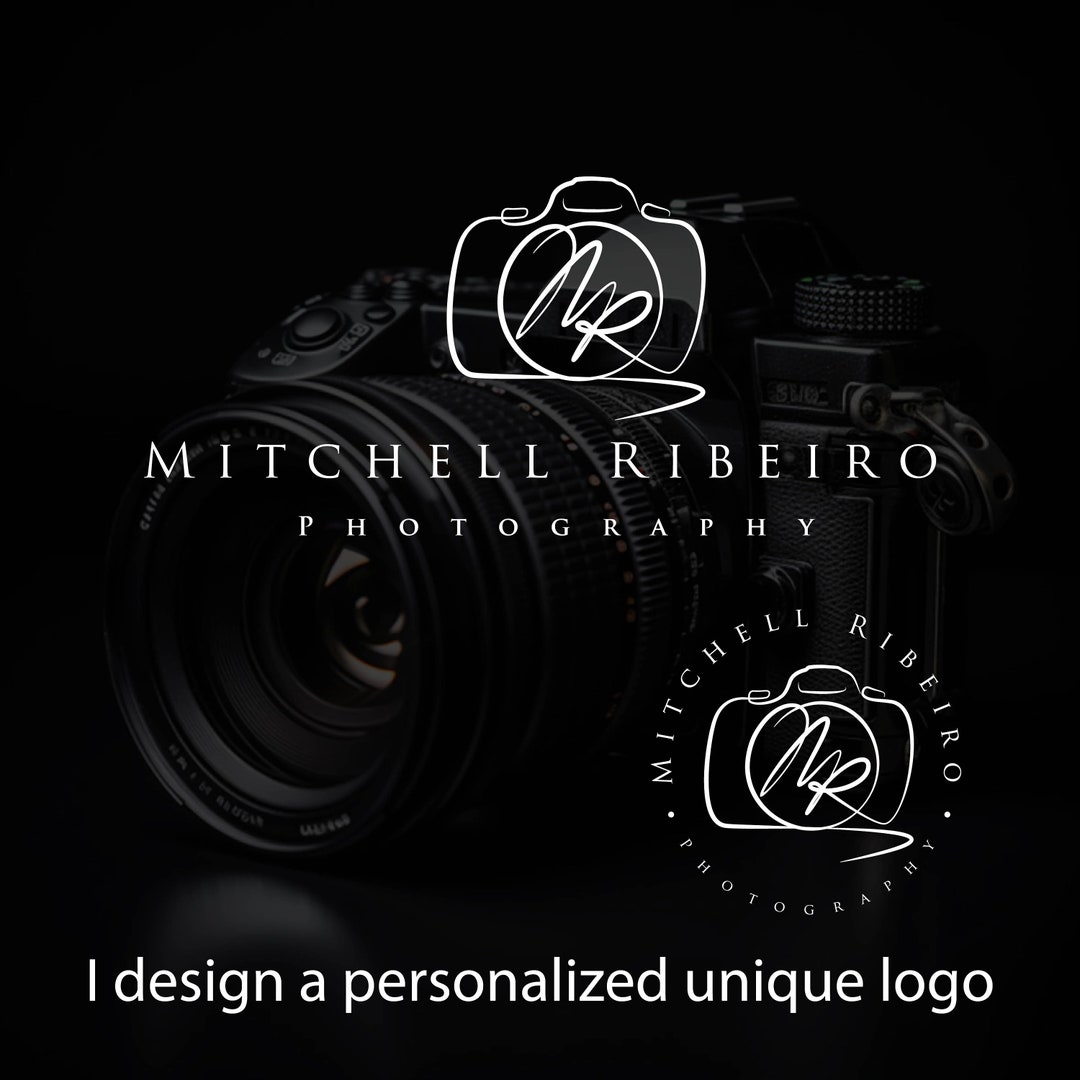 Initials Camera Logo, Circle Photography Logo, Circle Camera Logo ...