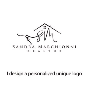 Custom Realtor Logo, Real Estate Initials Logo, Realtor Initials Logo ...