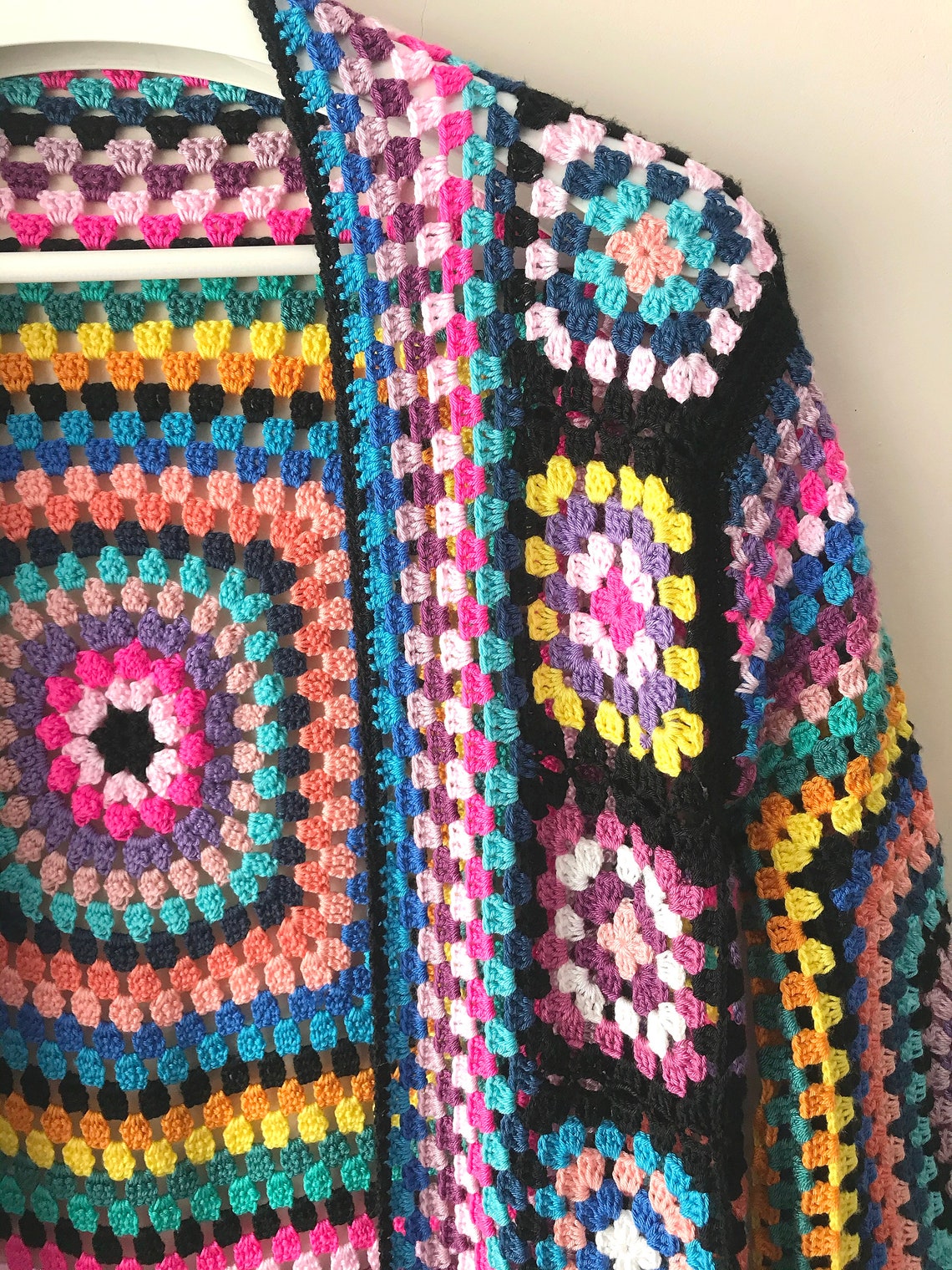 Women Crochet Cardigan Boho Crochet Cardigan Knit Crochet - Etsy