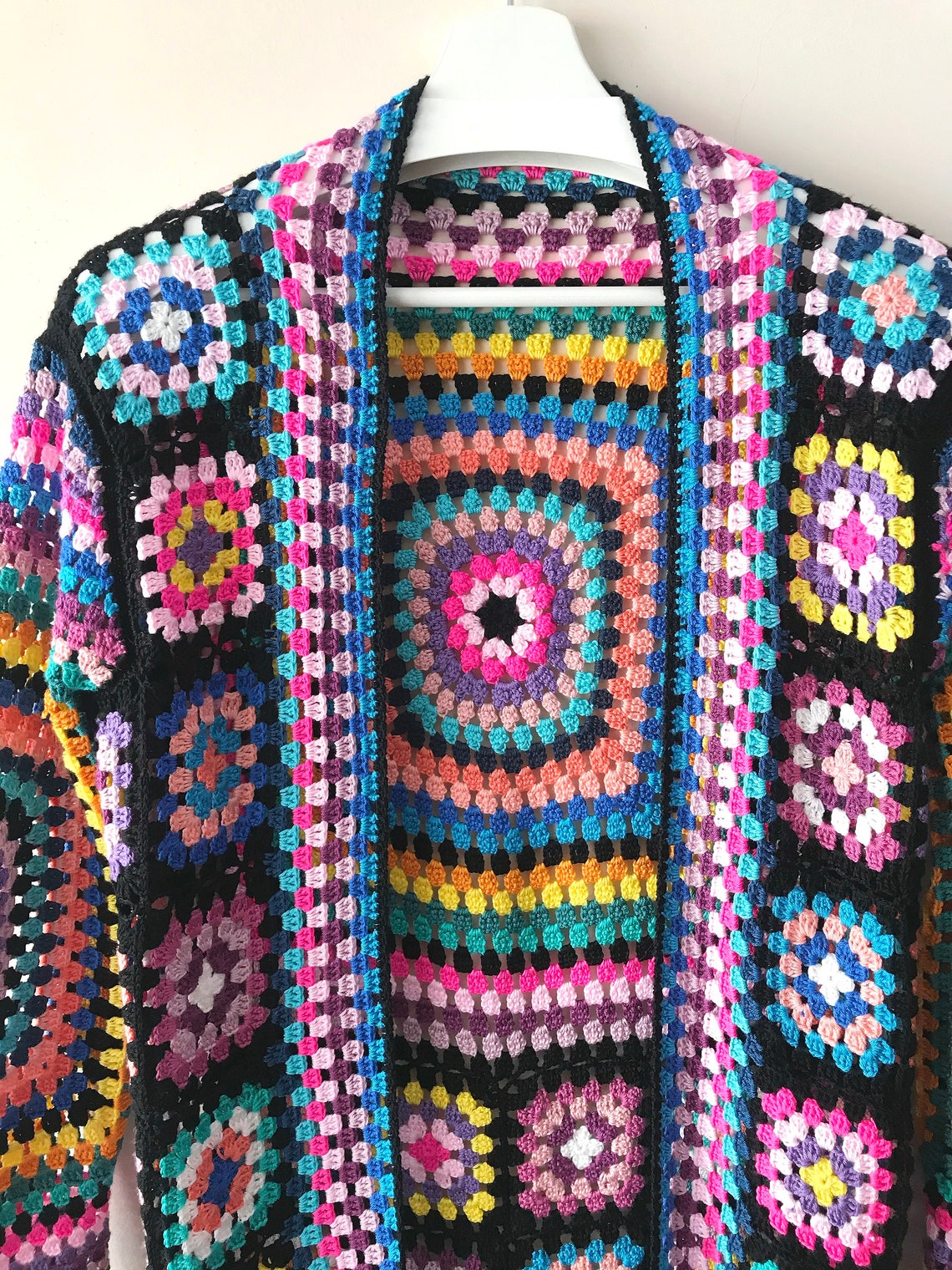 Women Crochet Cardigan Boho Crochet Cardigan Knit Crochet - Etsy