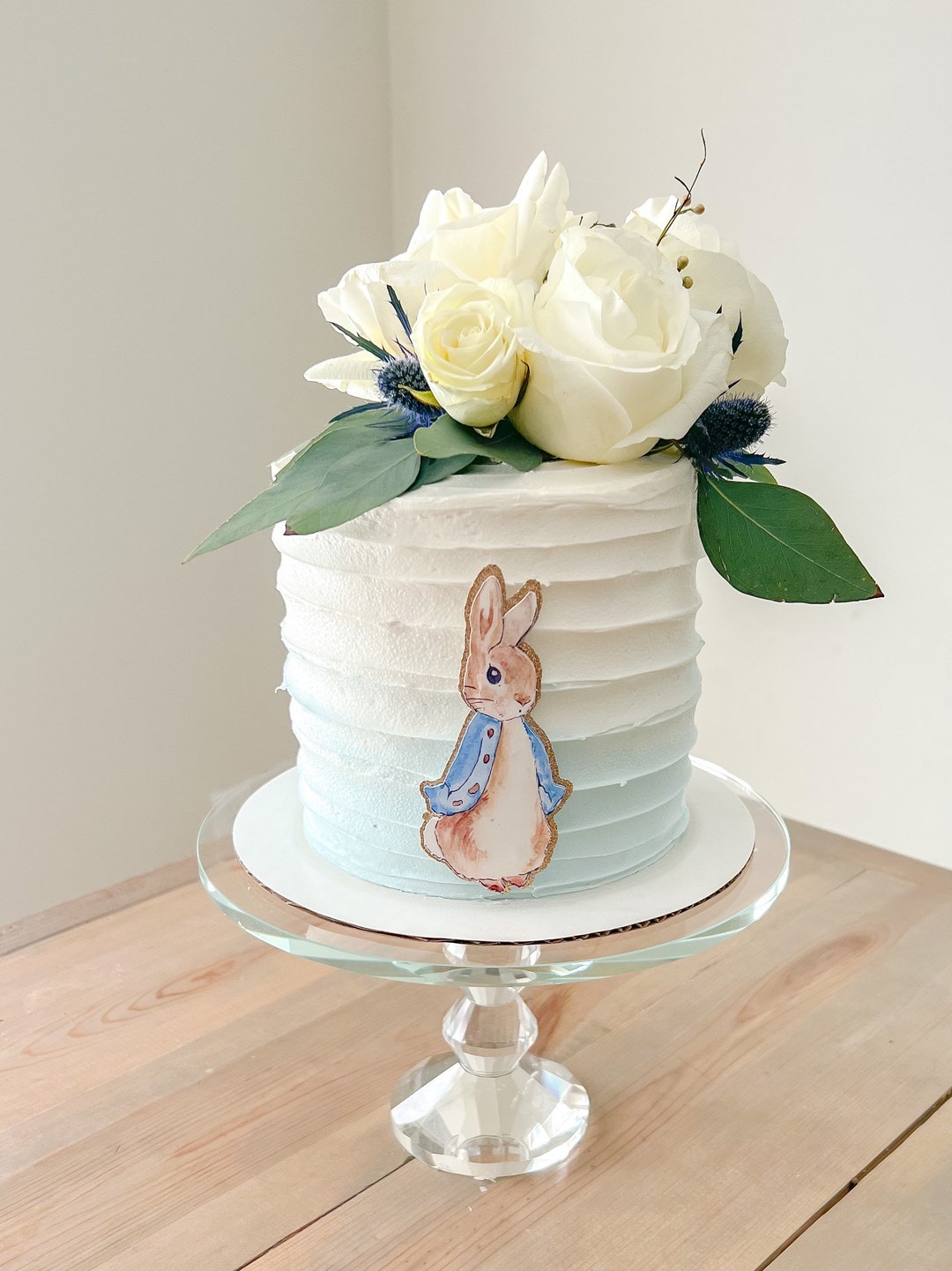 Peter Rabbit Cake Topper, Rabbit Cake Topper, Classic Peter Rabbit Cake ...