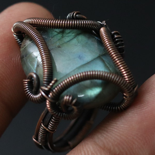 Wire Woven Ring - Etsy