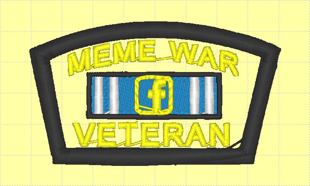Meme War Veteran - Embroidery File Download - Etsy