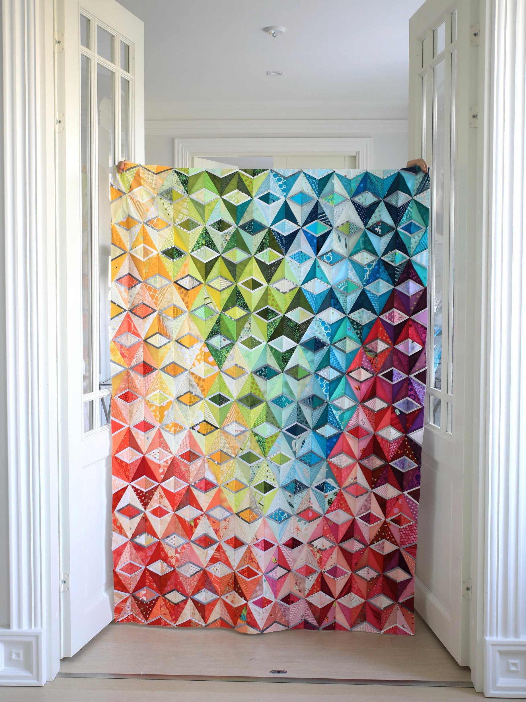 Diamond in Diamond - Foundation Paper Piecing Pattern - Etsy