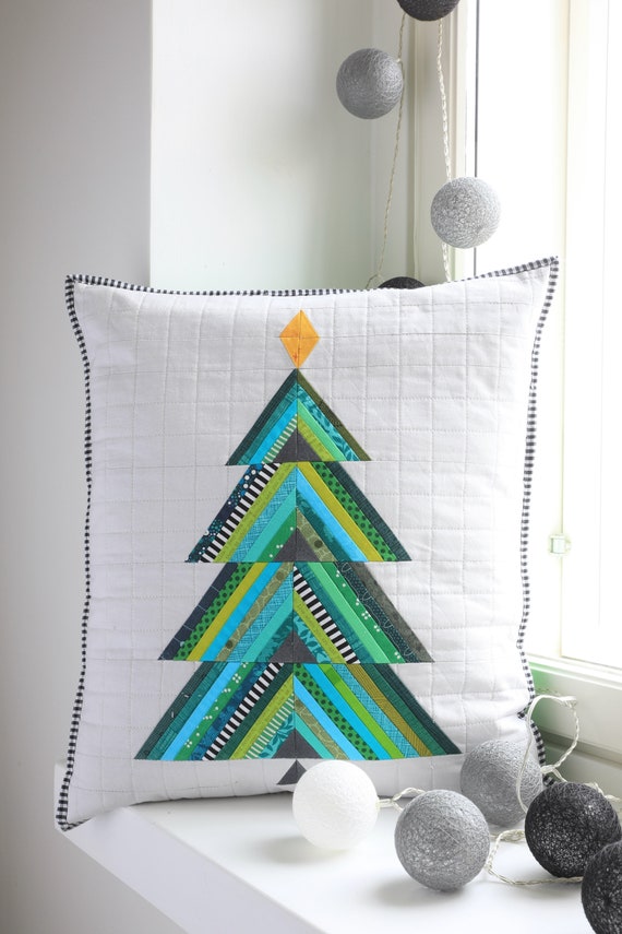 Evergreen Tree Quilt Foundation Paper Piecing Pattern | Etsy