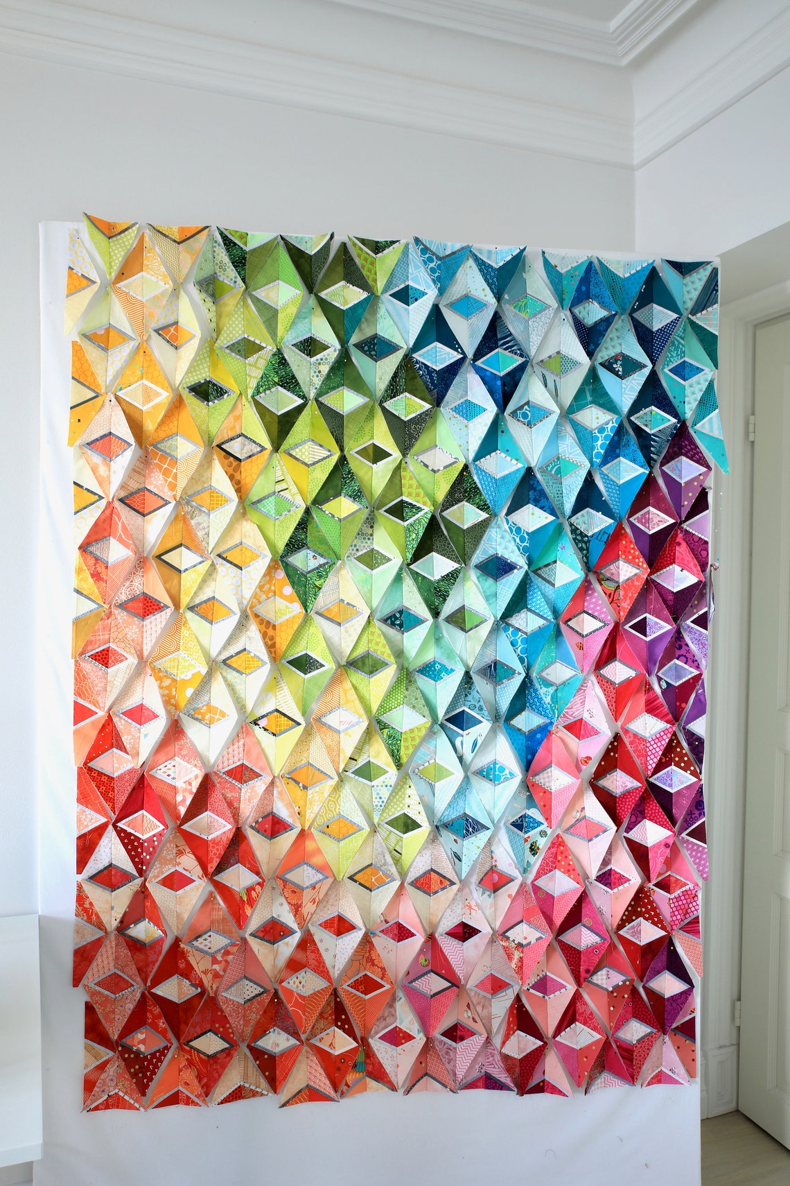 Diamond in Diamond Foundation Paper Piecing Pattern - Etsy