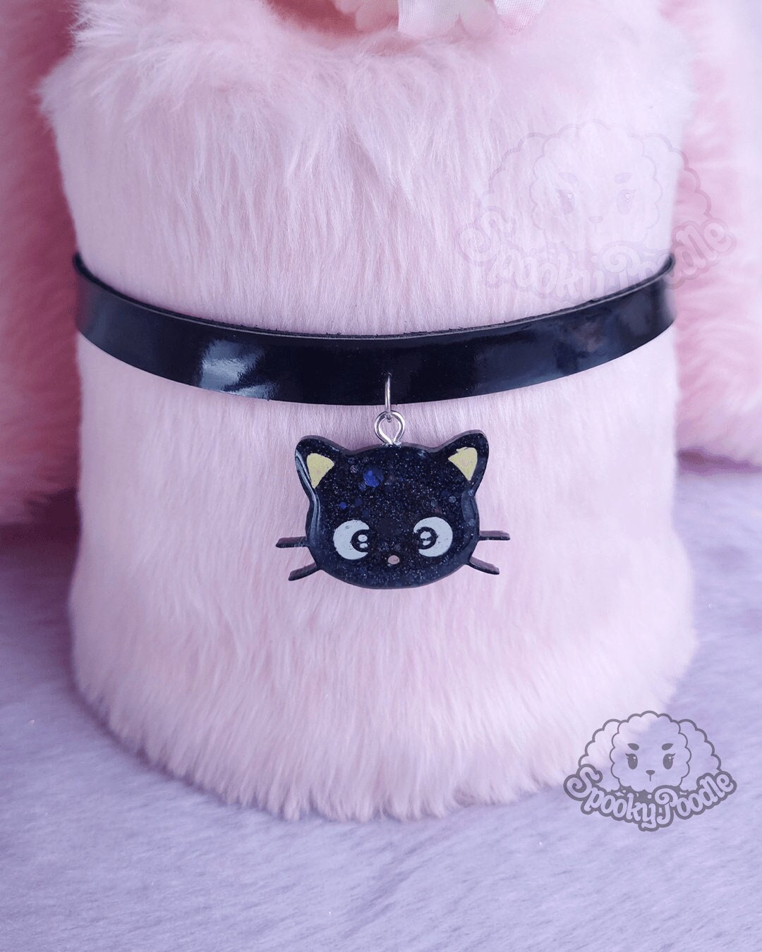 Choco Kitten Choker Pastel Goth Kawaii Harajuku Jfashion Sweet Lolita ...