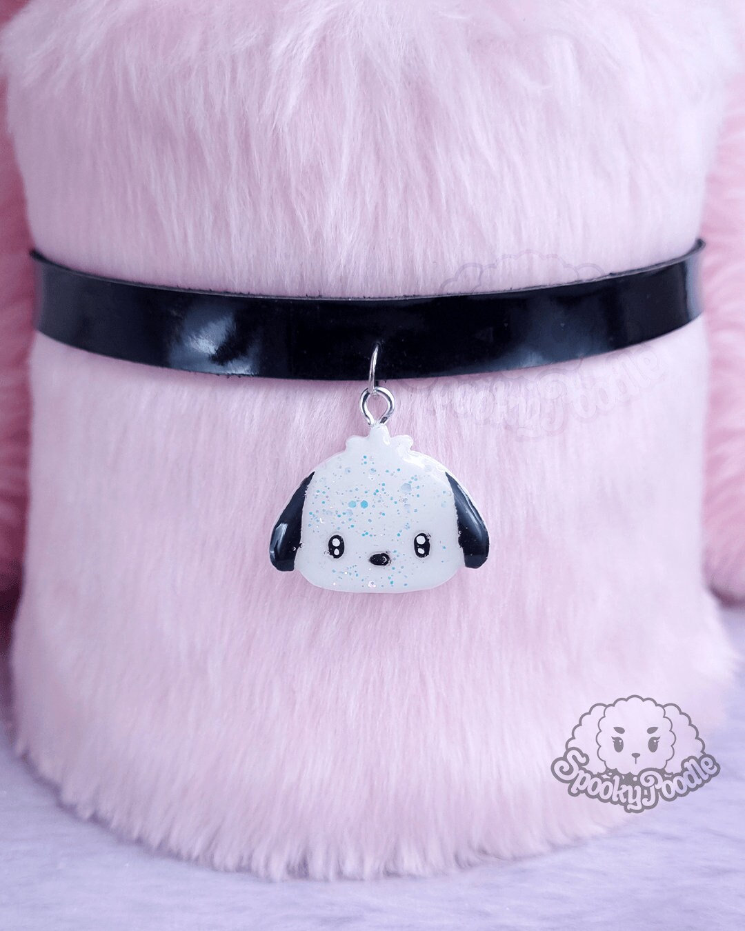 Pocha Dog Choker Pastel Goth Kawaii Harajuku Jfashion Sweet Lolita ...