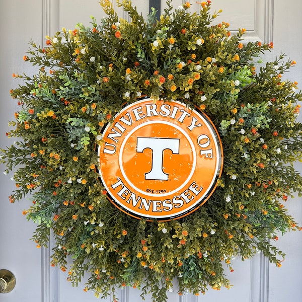 Tennessee Vols Metal Wreath Sign - Etsy