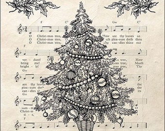 Christmas Tree Napkin - Etsy