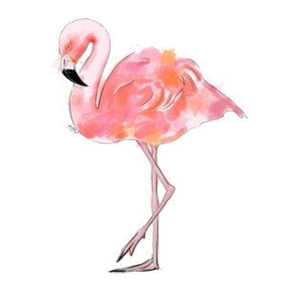 Flamingo Napkins. Pack of 20 Pink Flamingo on White Napkins - Etsy