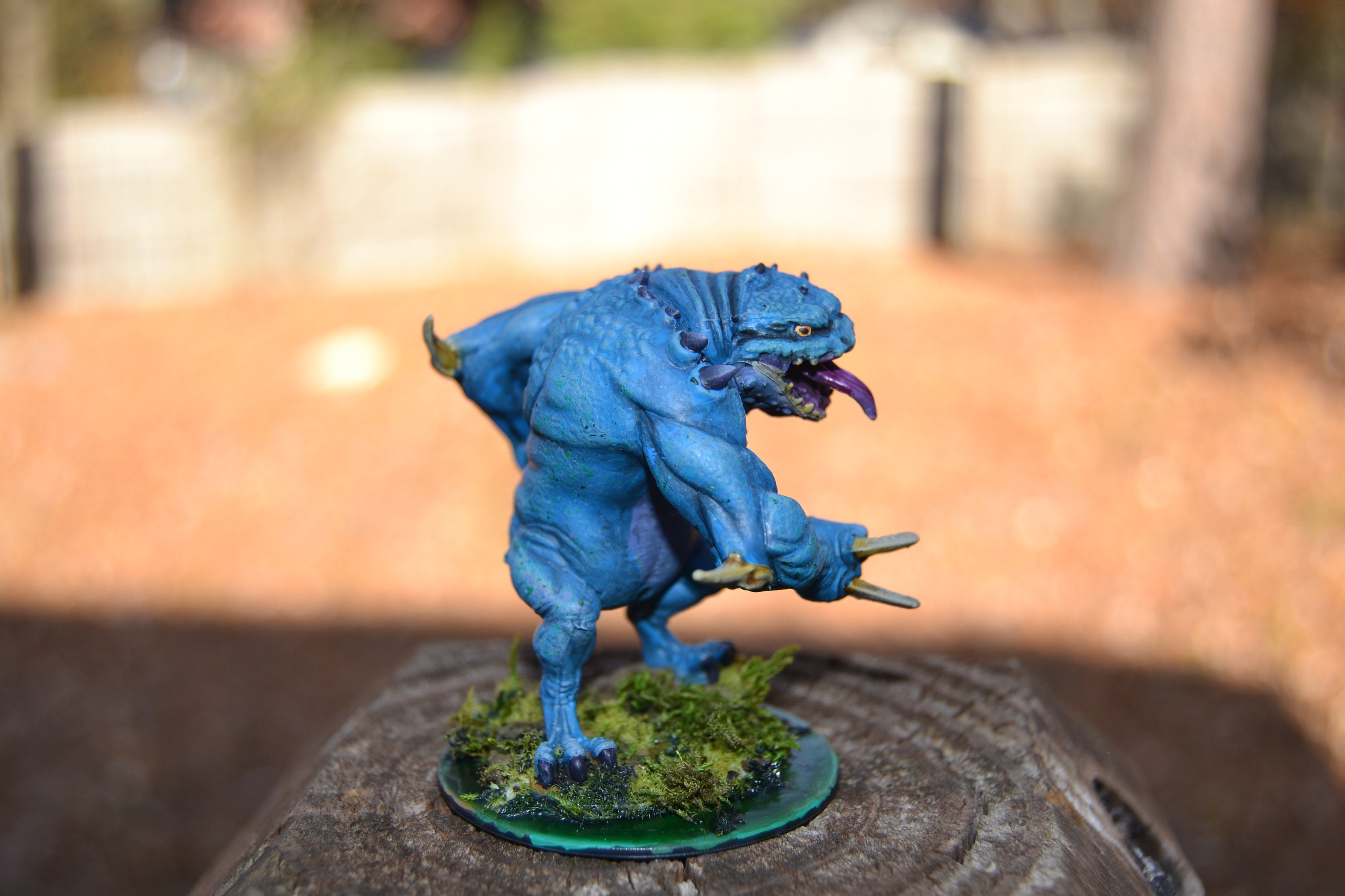 Blue Slaad Painted Dnd Miniature - Etsy