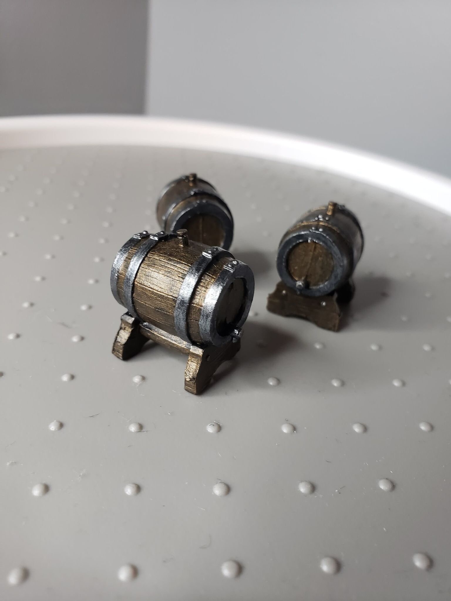 Painted Dnd Barrel Miniature Set of Three - Etsy