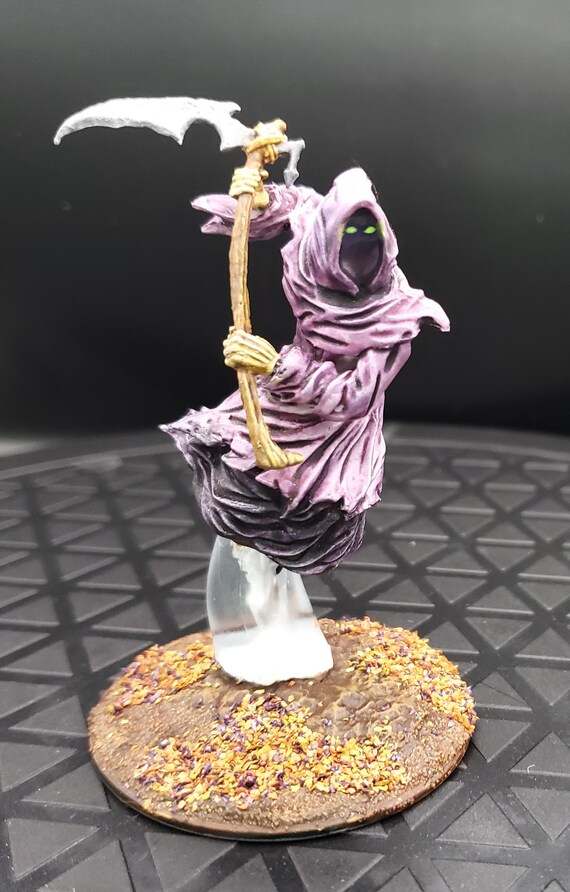 Grim Reaper Painted Miniature - Etsy