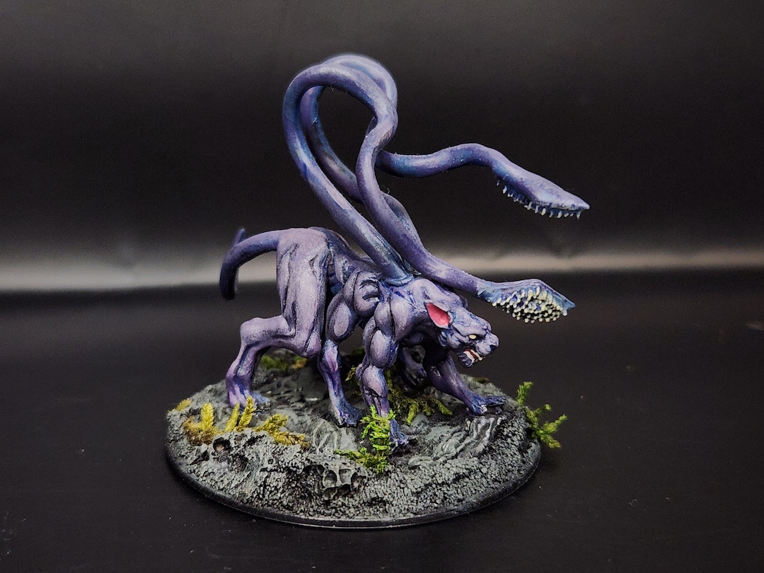 Displacer Beast Painted Dnd Miniature - Etsy