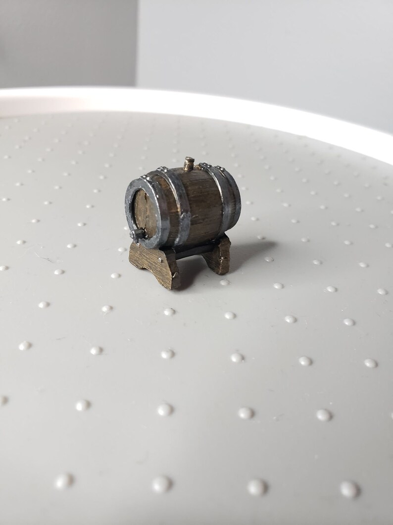 Painted Dnd Barrel Miniature Set of Three | Etsy