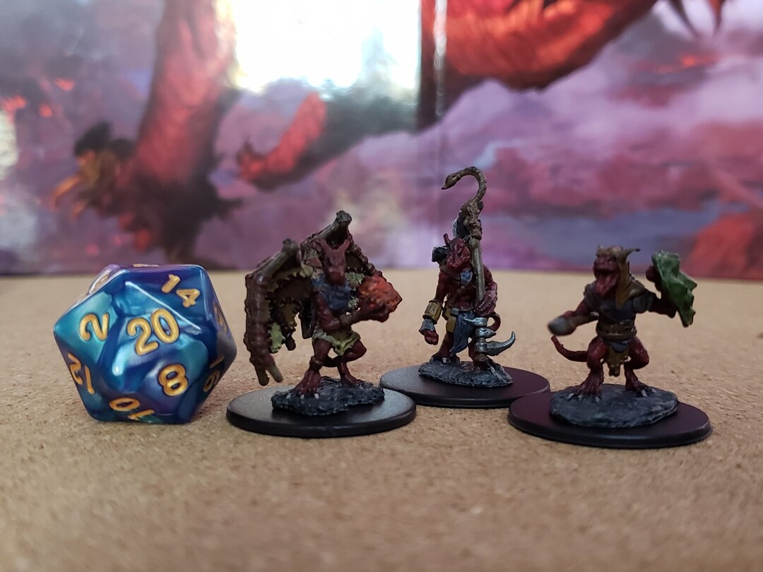 Painted Kobold Dnd Minis set of Three - Etsy