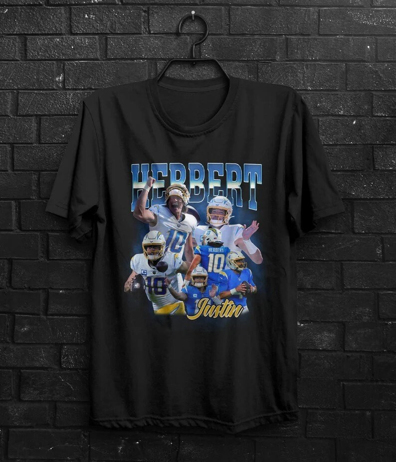 Justin Herbert Shirt, Justin Herbert Vintage Shirt, Justin Herbert ...