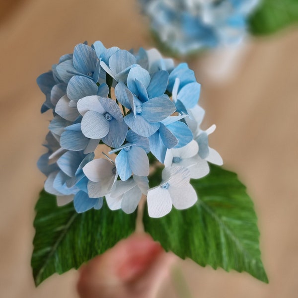 Paper Hydrangea - Etsy