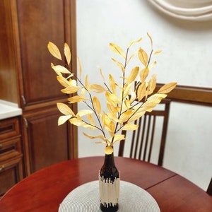 Fall Artificial Branch Home Decor, Decorative Paper Sprig for Vase ...
