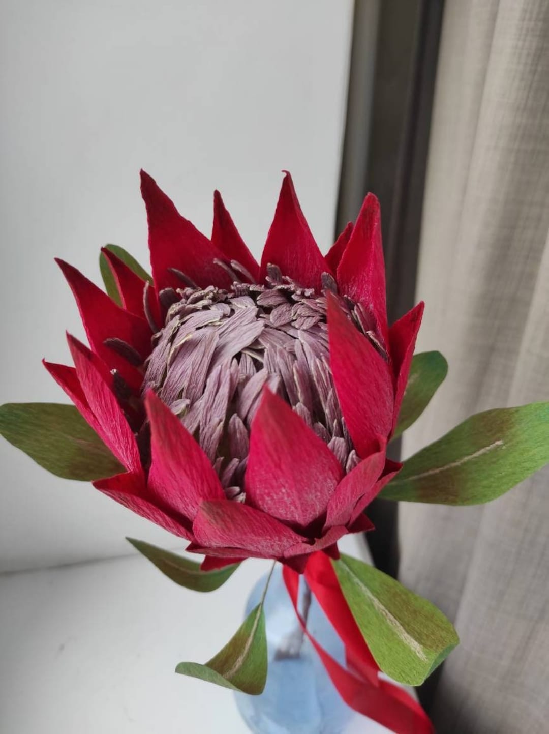 Paper Single Stem Protea, Artificial Protea for Home Decoration ...