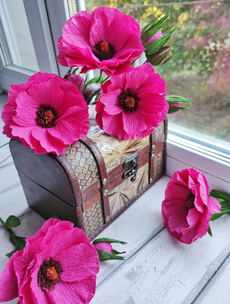 Paper Flower Tutorial Templates DIY Realistic Flowers PDF - Etsy